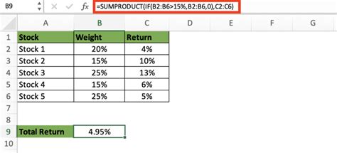 How To Use Sumproduct With If In Excel Perfect Examples