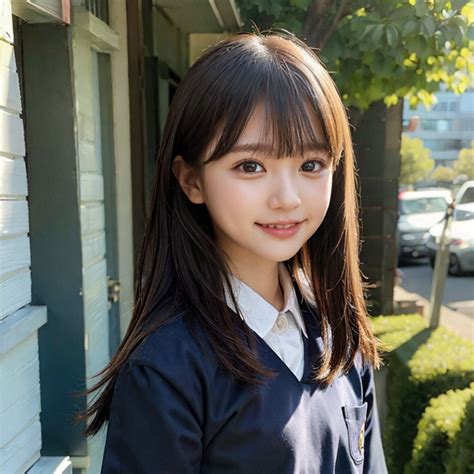 制服の美少女 pAInter AI画像AI動画の投稿生成サイト pAInterペインター