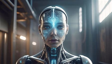 Premium Photo Artificial Intelligence Robot Woman Concept Photo