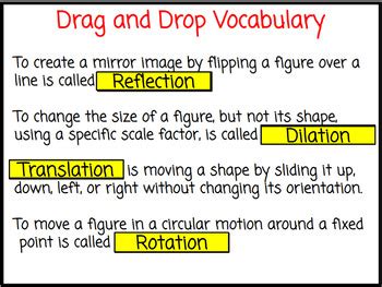 Geometric Transformations Activity Digital And Printable TPT