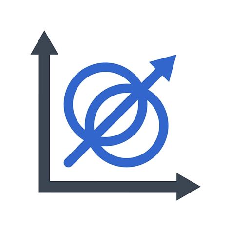 Premium Vector Intersection Graph Icon