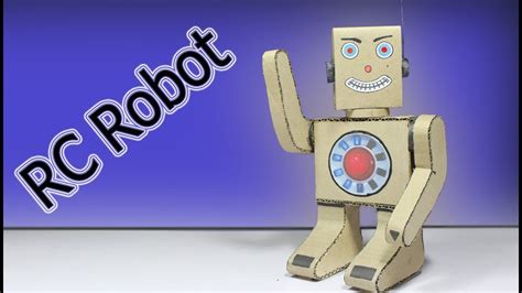 Wow How To Make Rc Robot From Cardboard Easy Science Projects Youtube