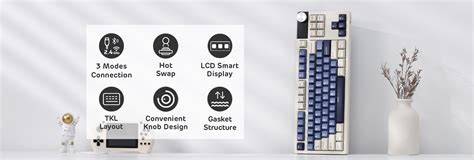 Rk Royal Kludge S85 80 Tkl Gasket Mount Wireless Gaming Keyboard