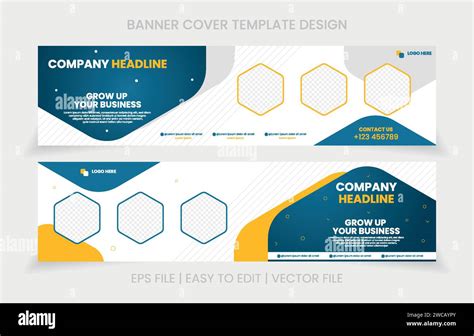 Business Cover Banner Social Media Website Header Promotion Corporate Stock Vector Image And Art