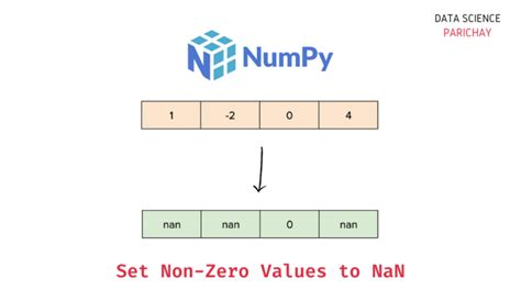 Numpy Set All Non Zero Values To Nan Data Science Parichay