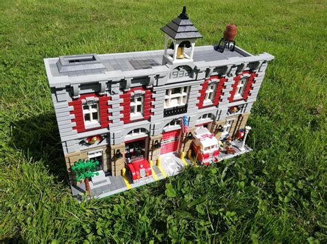 Lego Moc Grand Fire Brigade 10197 By Steven8d Rebrickable Build