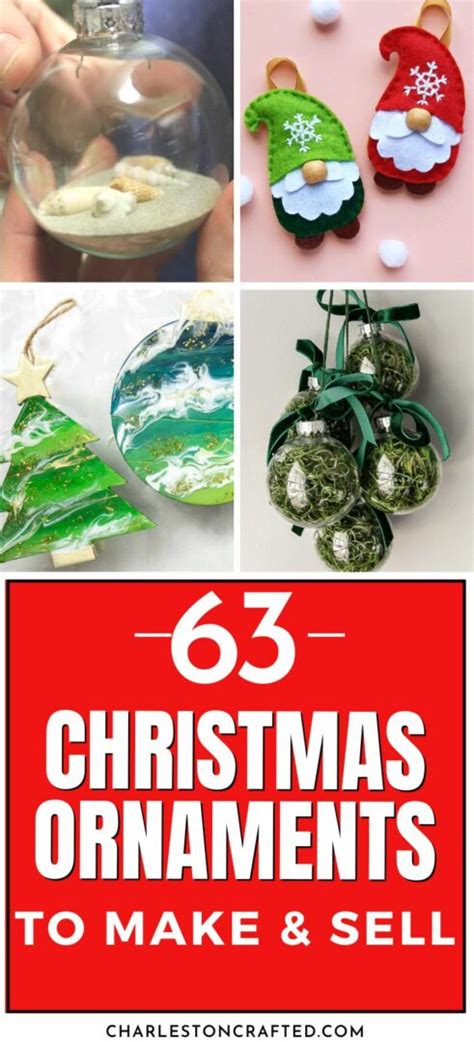 63 Christmas Ornaments To Make And Sell