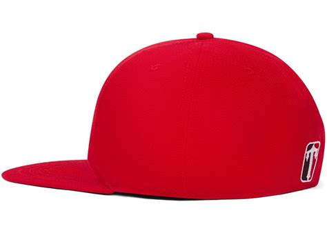 Trapstar Trap League T Fitted Cap Red Ss23 Us