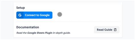 Google Sheets Plugin