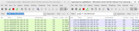 A Wireshark Traffic Capture Of Syn Flooding Attack Traffic From