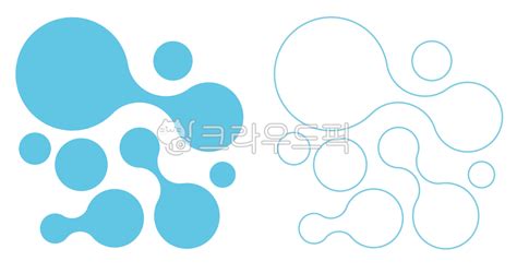 유산균 프로바이오틱스 도형 원형 아이콘 사진이미지일러스트캘리그라피 B Happy작가