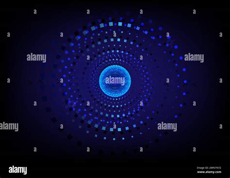 Abstract Background Dot Line Geometric Digital Technology Global