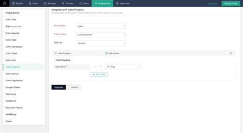 zoho projects zoho forms user guide