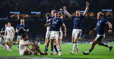 Scotland Beat England At Twickenham Amid Remarkable Scenes Wales Online
