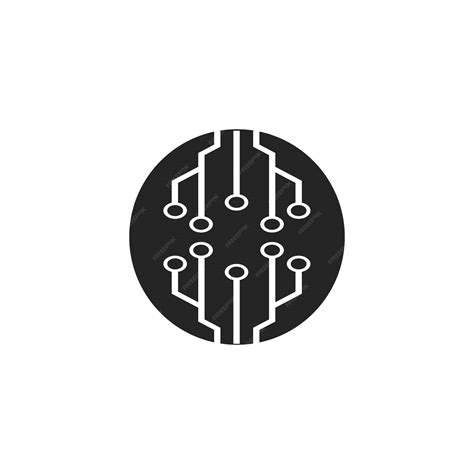 Premium Vector Circuit Logo Technology Vector Template