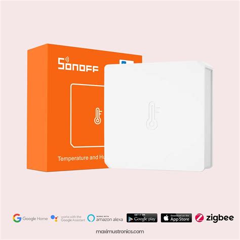Sonoff ZigBee Temperature Humidity Sensor SNZB 02 Maximustronics