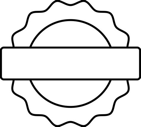 Isolated Stamp Or Seal Icon In Outline 24157383 Vector Art At Vecteezy