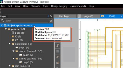 Versioning Schematic Designs In Allegro System Capture System Pcb And Package Design Cadence