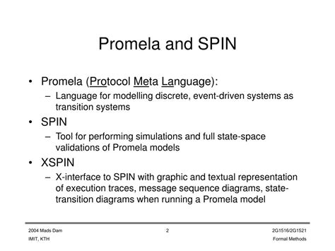 Ppt Promela And Spin Powerpoint Presentation Free Download Id 6651239