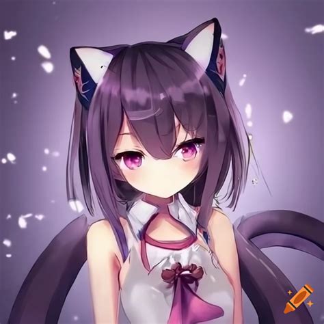 Anime Neko Girl Character On Craiyon