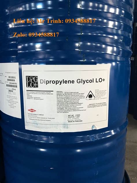 Hóa Chất Dipropylene Glycol Hóa Chất Dpg Isopropylene Glycol
