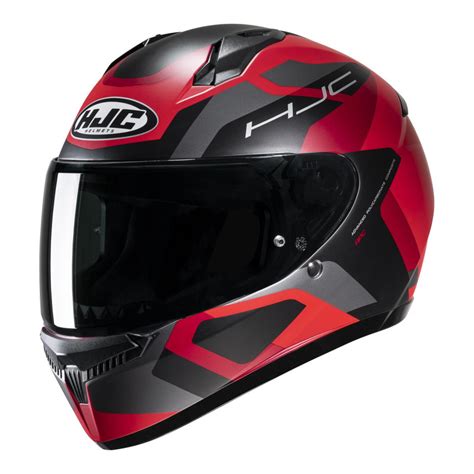 Casque Intégral Hjc C10 Tins Noirgrisrouge Mat Casque Intégral Sur