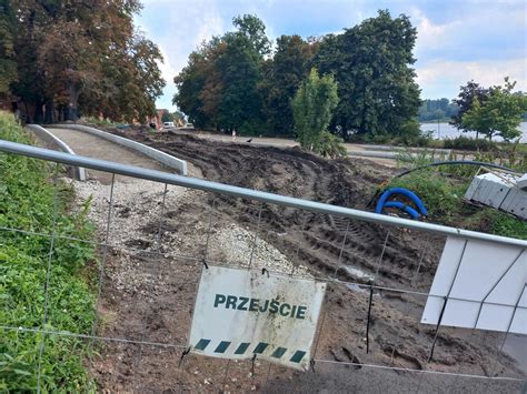 Postęp prac na Bulwarze Filadelfijskim Radio Gra Toruń FM