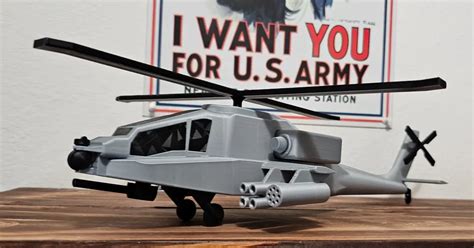 Ah 64 Apache Simple Printassembly By Rc3d Download Free Stl Model