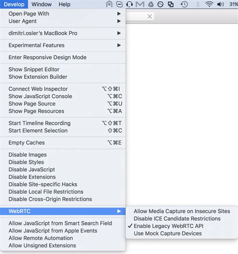 Webrtc Kite Support On Apple Safari 11 For Mac Os X And Safari Wildix