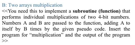 Solved B Two Arrays Multiplication