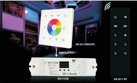 Dmx Rgb Led Lighting Wireless Touch Controller View Dmx Lighting Wireless Sunricher Product