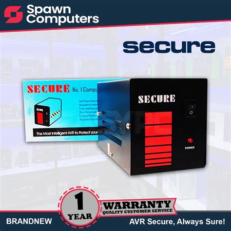 Secure Avr 500w 3 Sockets 220va 50a Computer Avr Desktop Avr