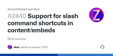 Support For Slash Command Shortcuts In Contentembeds · Issue 2440
