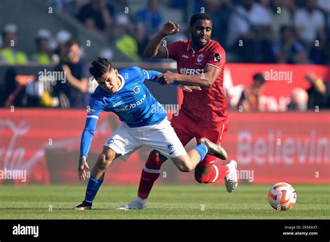Genk Lr Gerardo Arteaga Of Krc Genk Gyrano Kerk Of Royal Antwerp