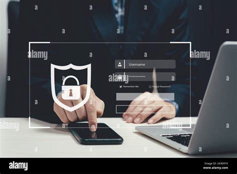 Protection Personal Data Against Hackers Security Internet Access Of