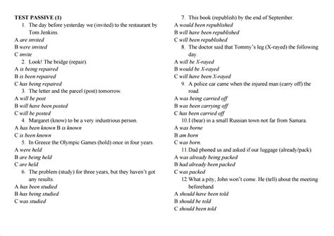 Контрольная по временам 5 класс английский