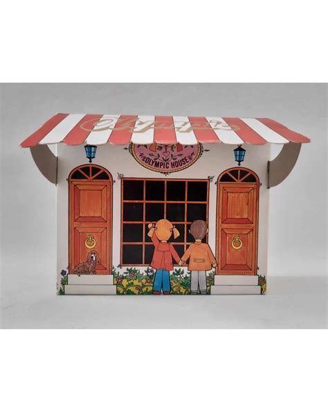 Olympic House Candy Box Packaging 1980s