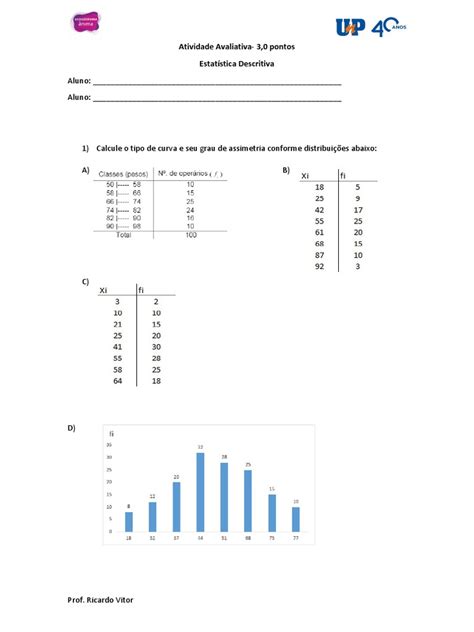 Atividade N2 Estatística Pdf