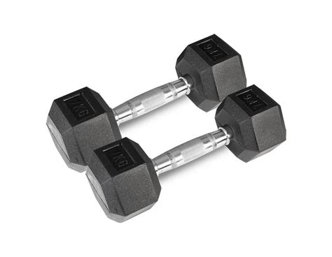 Buy Exercise Weights Fitness Equipment 7kg Easy Dumbbell Black Home