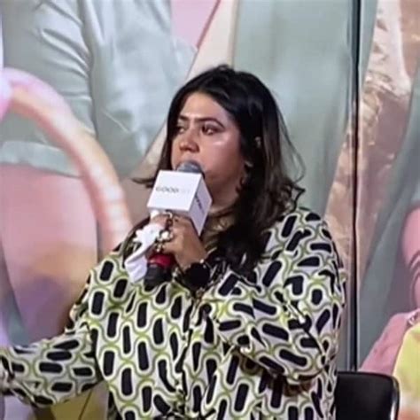 Goodbye Trailer Launch Ekta Kapoor Gets Emotional While Remembering Her