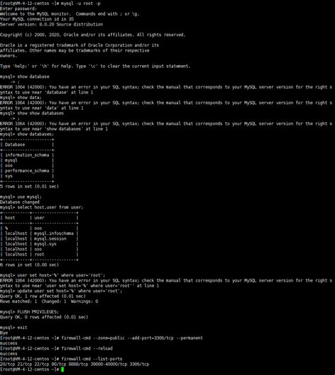 外部连接mysql数据库报错2003 can‘t connect to mysql server on ‘xxx‘ 10060 “unknown error“ 2003 can t