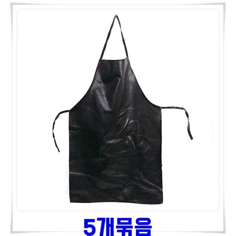 인조가죽 공방 앞치마 5개 검정 카페앞치마 방수 홈플러스 택배배송