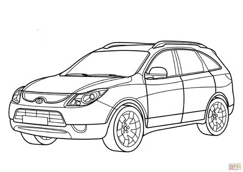 Dibujos De Hyundai Palisade Para Colorear Para Colore