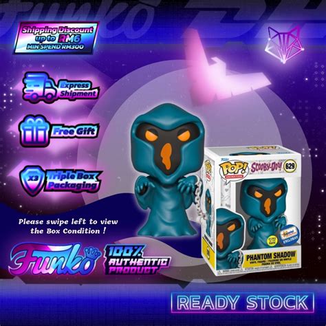🦊[ Ready Stock ]🦊 Funko Pop Cartoons Scooby Doo Phantom Shadow Gitd