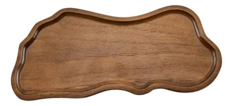 Bandeja De Madeira Para Servir Comida Prato De Sobremesa Frete Grátis