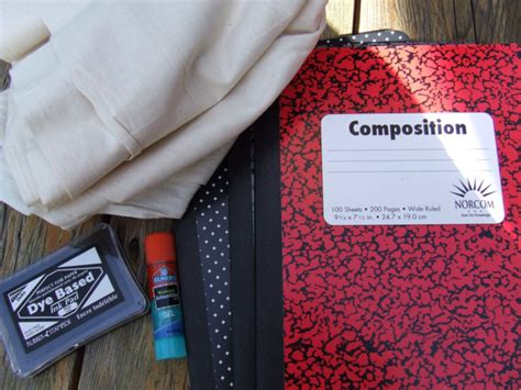 Dcc School Supply Project Muslin Composition Book Tart