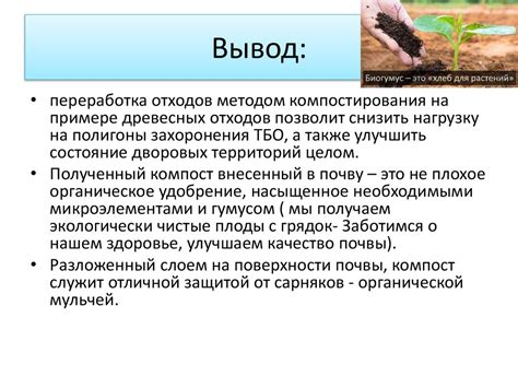 Переработка отходов в биогумус презентация онлайн