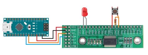 Расширитель портов Mcp23017 Arduino Nano Ardublock