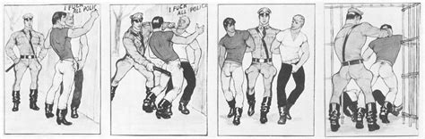 Rule 34 Cop Gay Groping Ass Police Officer Tom Of Finland 9577892
