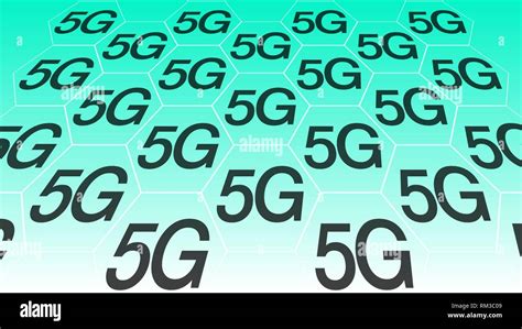 Cellular Mobile Communications New High Data Rate 5g Technology Stock